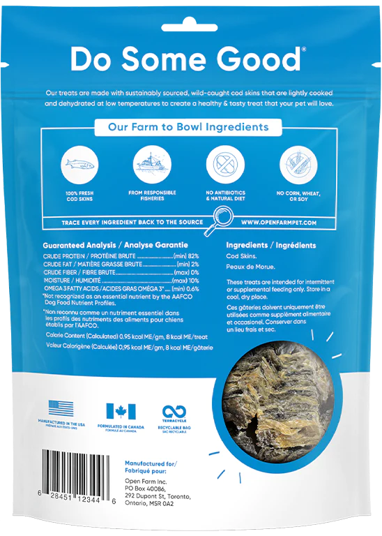 Dehydrated Cod Skins Treat – WAGSUP